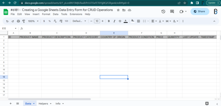 How to Create an Online Data Entry Form that can Perform CRUD ...