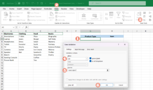 How to create dropdown lists in Excel (Dependent & Multirow) | bpwebs.com