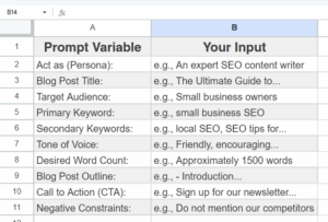 Build an AI Prompt Generator in Google Sheets to Streamline Your ...